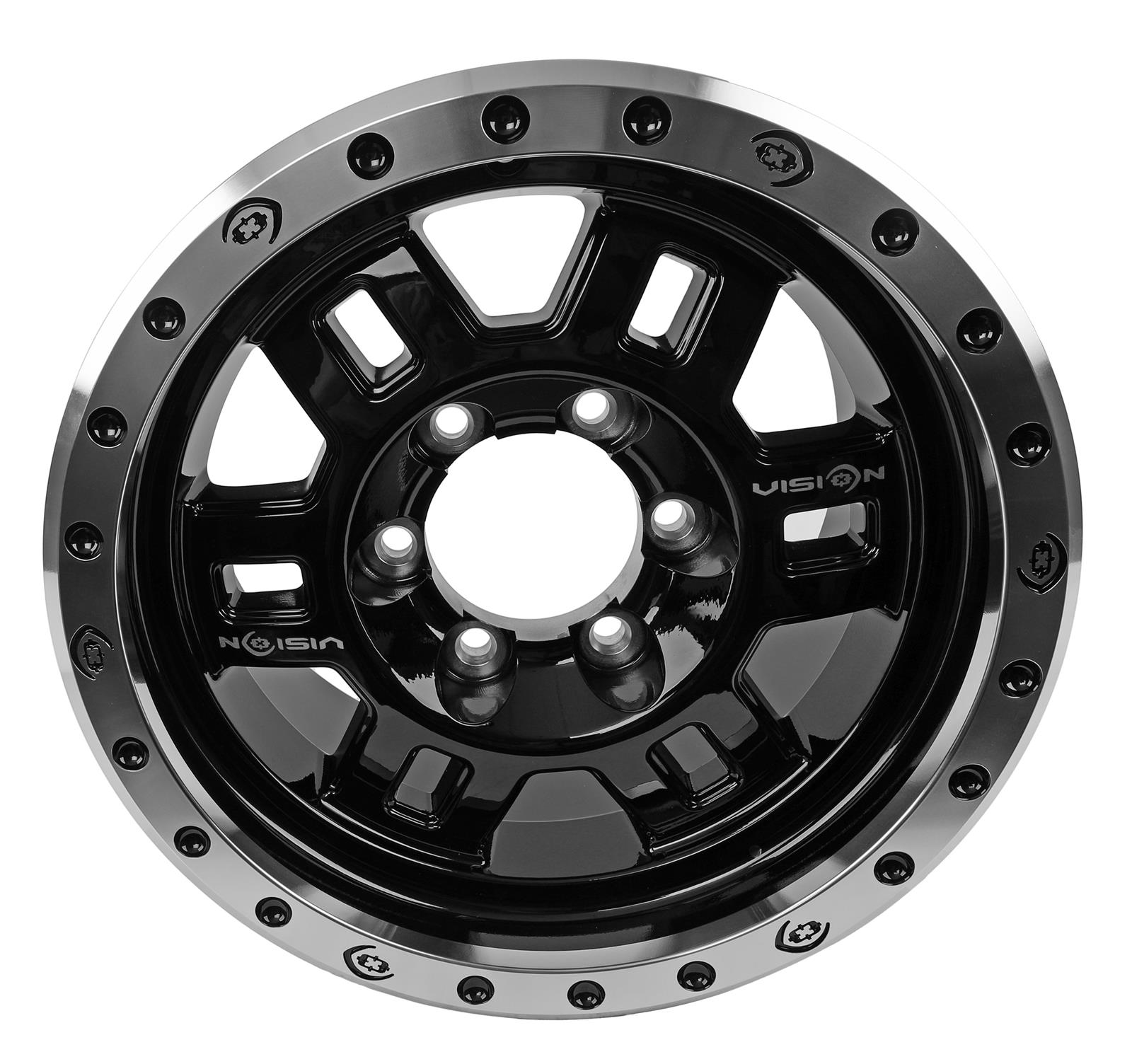 Vision Wheel 398-6783GBML0 Vision Off-Road 398 Manx Gloss Black Wheels ...