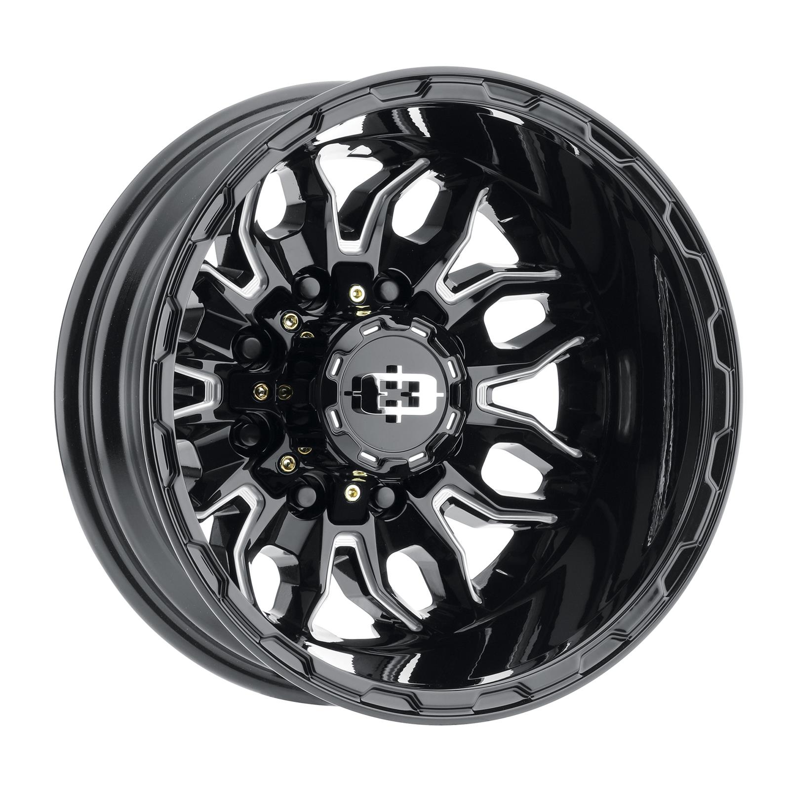 Vision Wheel 410-7680SBR Vision HD 410 Korupt Dually Series Satin Black ...