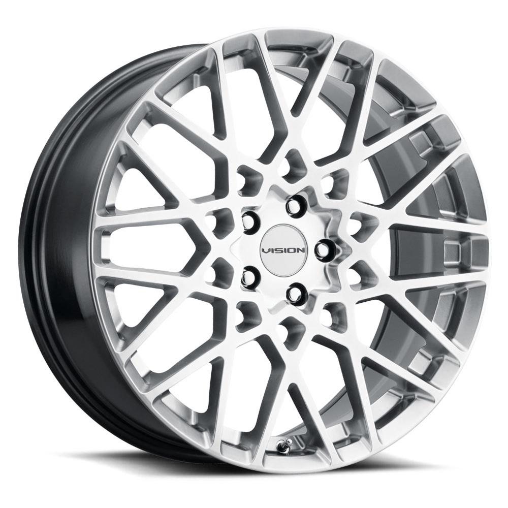 Vision Street Designs 474 Recoil Series Hyper Silver Wheels | Summit Racing