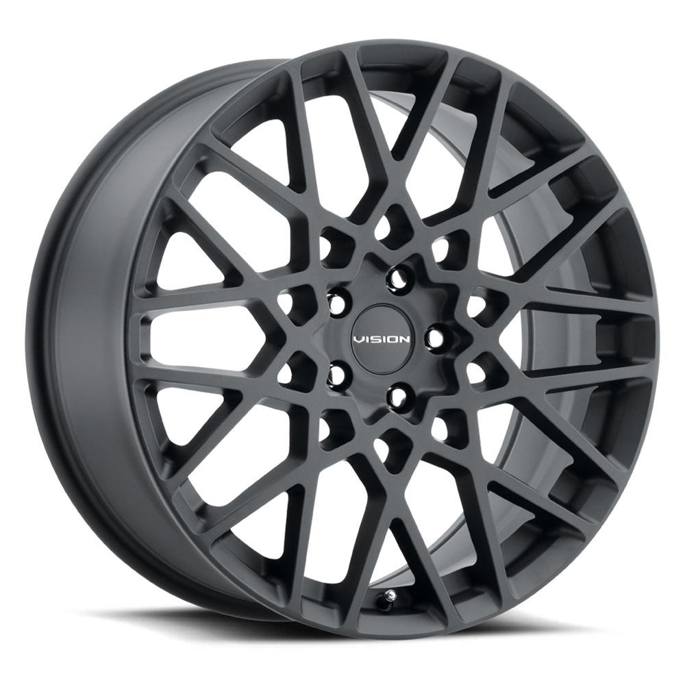 Vision Street Designs 474 Recoil Series Satin Black Wheels | Summit Racing