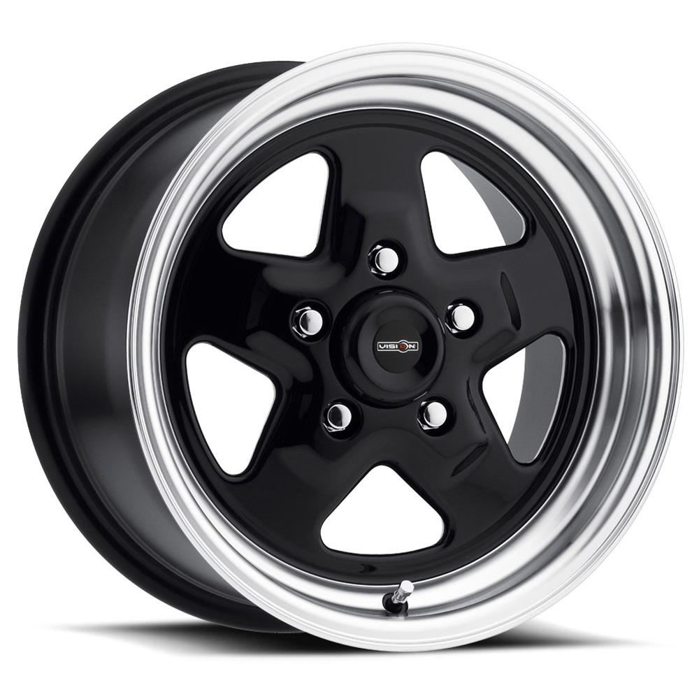 Vision American Muscle 521 Nitro Series Black Wheels | Summit Racing