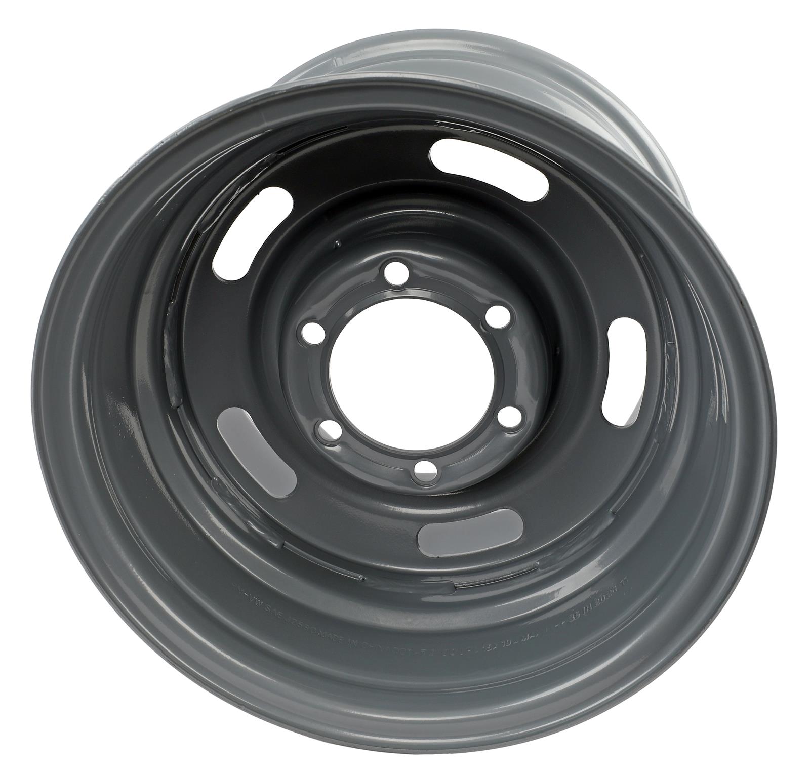 Vision Wheel 55-5183 Vision American Muscle 55 Rally Series Silver ...