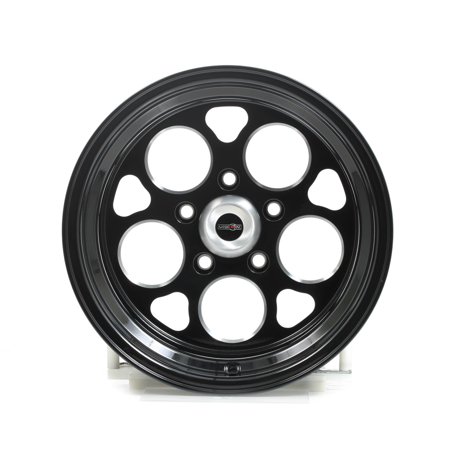 Vision American Muscle 561 Sport Mag Series Milled Window Gloss Black ...