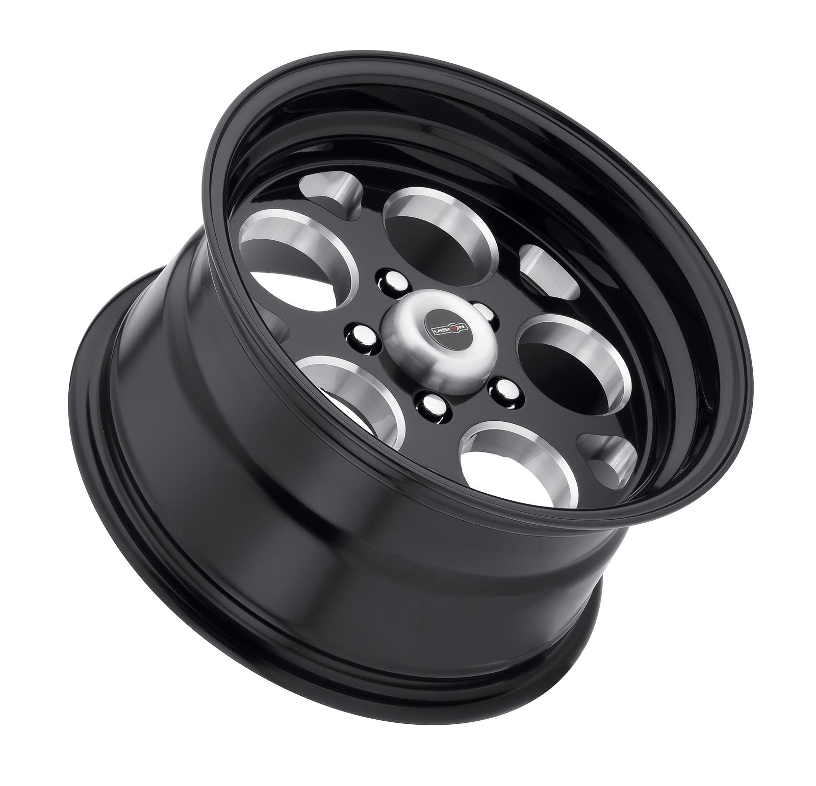 Vision American Muscle 561 Sport Mag Series Milled Window Gloss Black ...