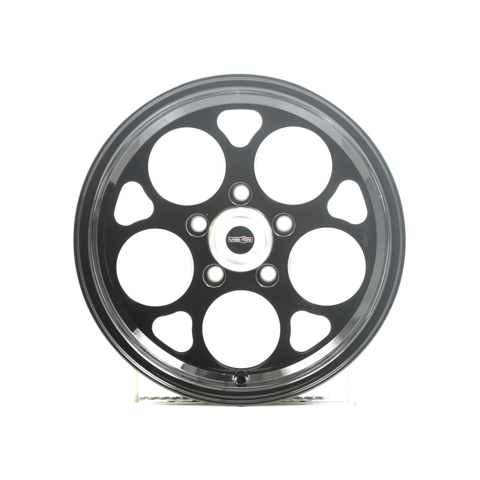 Vision American Muscle 561 Sport Mag Series Milled Window Gloss Black ...