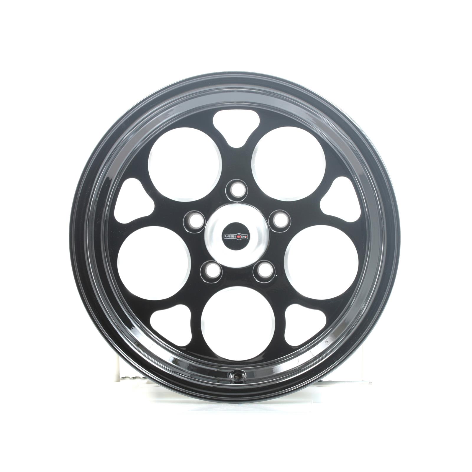 Vision American Muscle 561 Sport Mag Series Milled Window Gloss Black ...