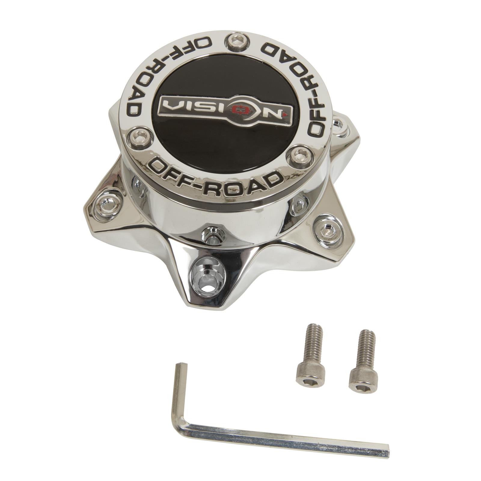 Vision Wheel C394PL-6V Vision Wheel Center Caps | Summit Racing