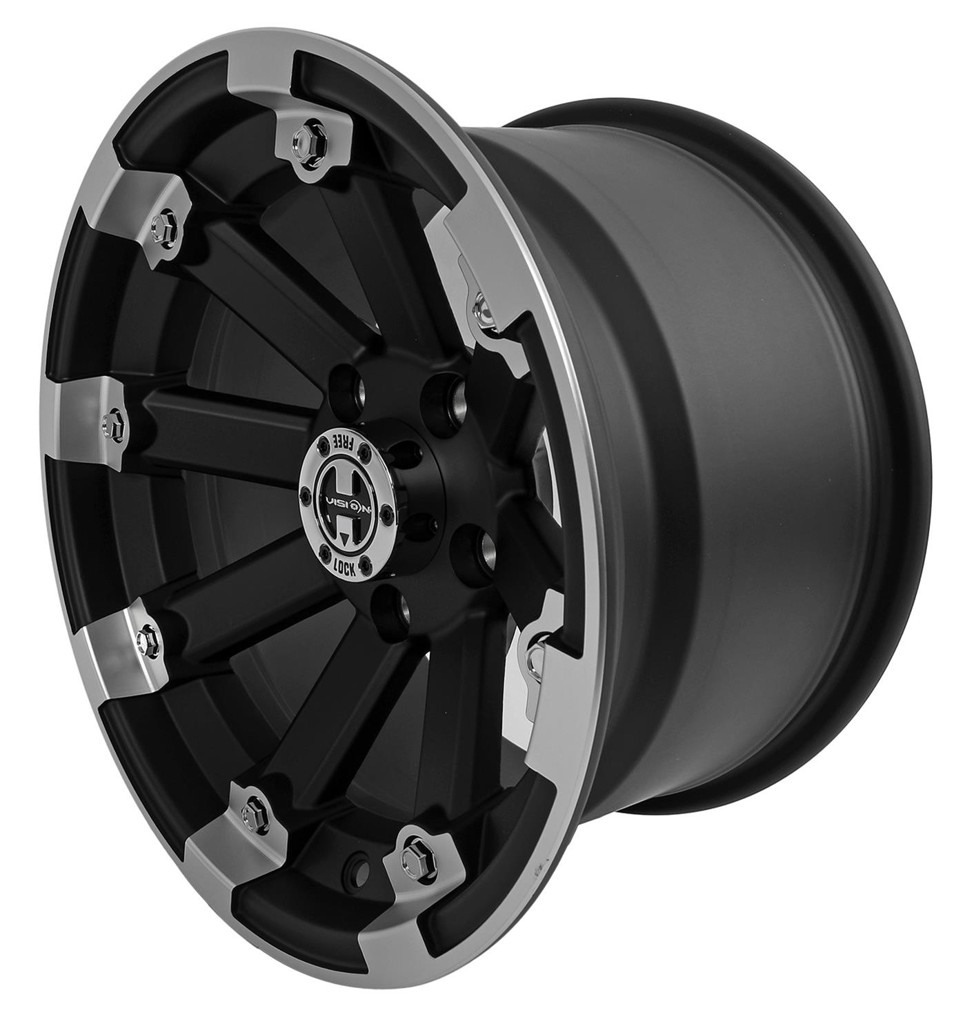 Vision Wheel 393-148545MBML4 Vision Off-Road 393 Lockout Matte Black ...