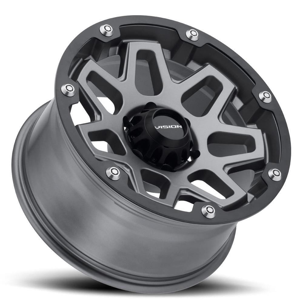Vision Off-Road 416 Se7en Series Satin Gray Wheels | Summit Racing