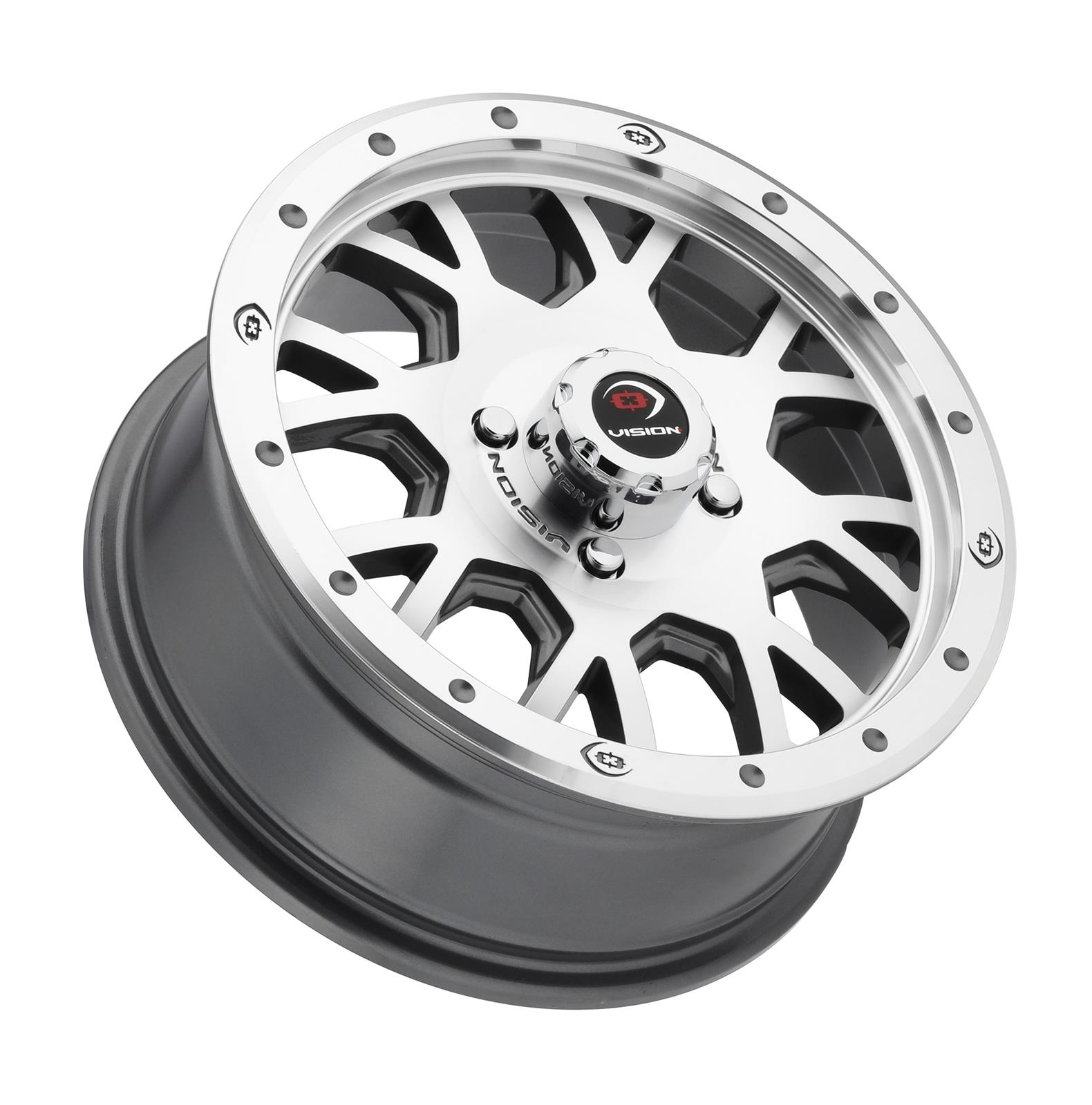 Vision Wheel GV8-156136ACMF48 Vision GV8 Invader UTV As-Cast Wheels ...