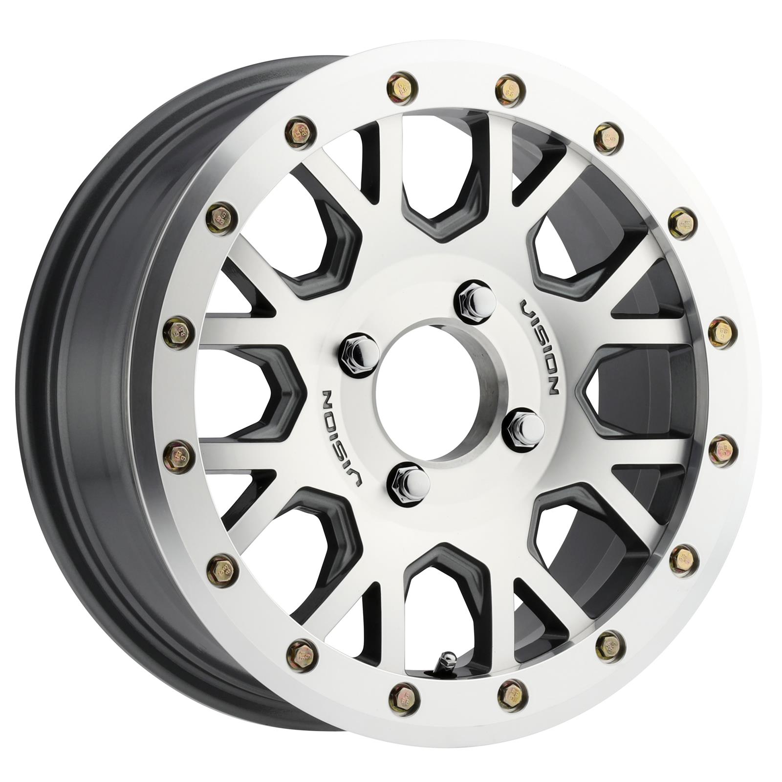 Vision Wheel GV8BL156156ACMF40NCC Vision UTV GV8BL Invader Beadlock ...