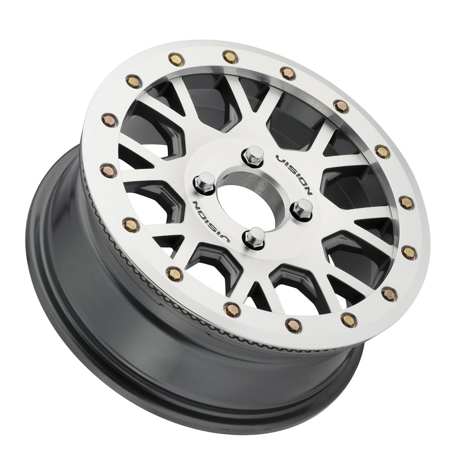 Vision Wheel GV8BL156156ACMF40NCC Vision UTV GV8BL Invader Beadlock ...