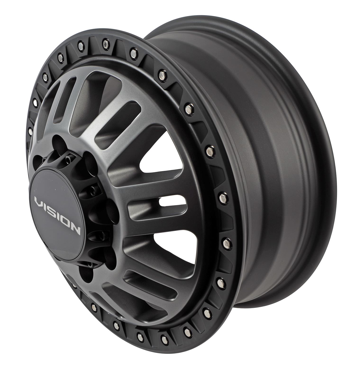 Vision Wheel 408A6681SGBLF Vision HD 408 Manx 2 Dually Series Satin ...