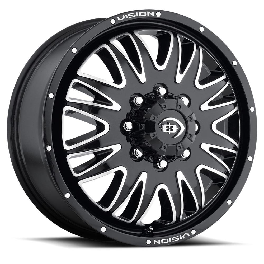 Vision Wheel 401H2879SBIRL121 Vision HD 401 Rival Series Satin Black ...