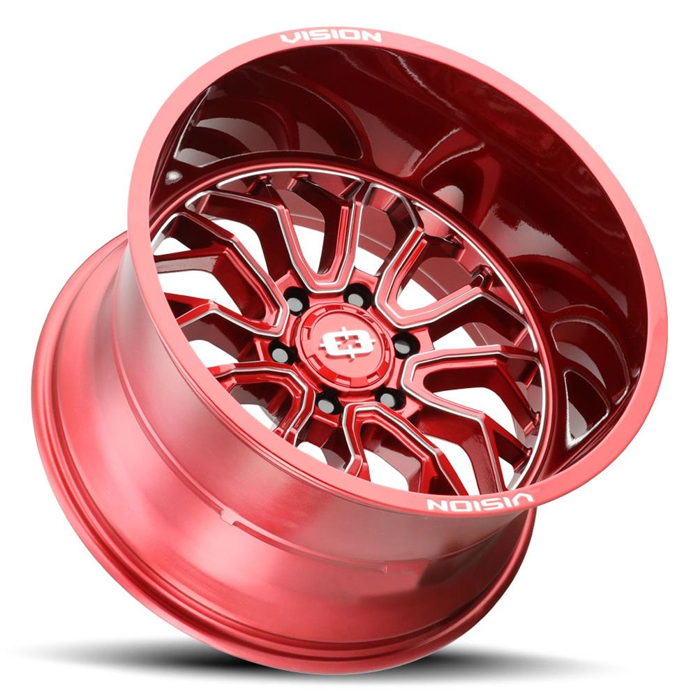 Vision Wheel 402-20283RTMS-51 Vision Off-Road 402 Riot Series Red Tint ...