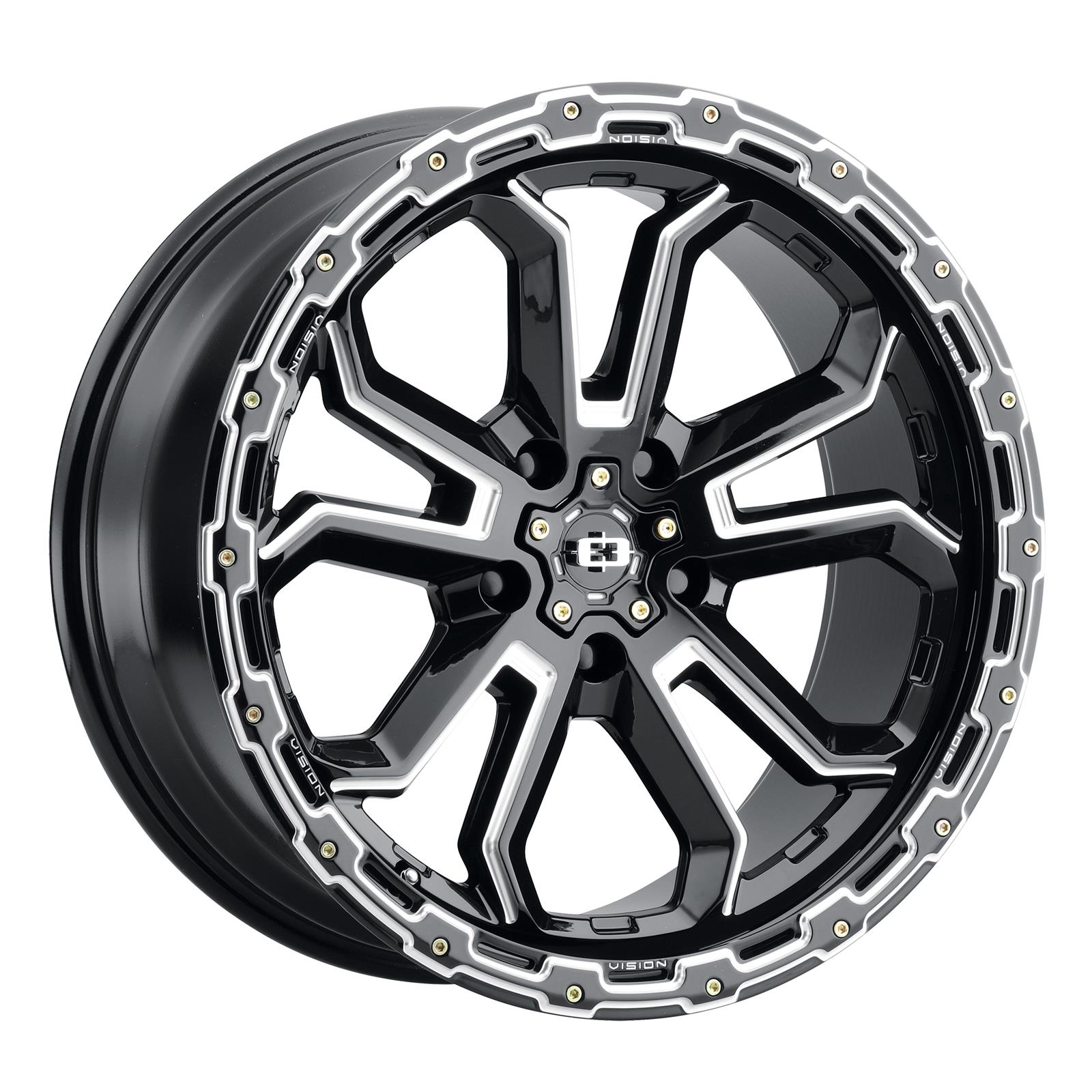 Vision Wheel 405-2936GRGBL12 Vision Off-Road 405 Korupt Gloss Red ...