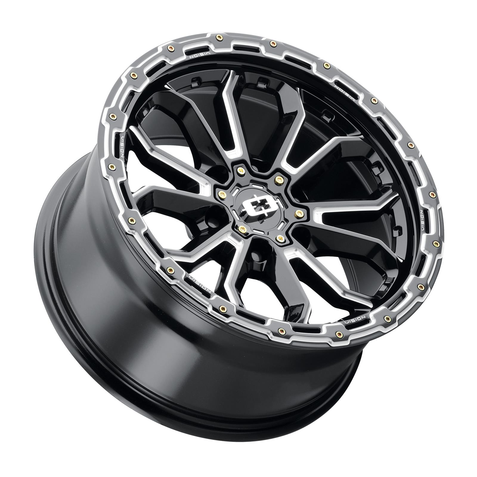 Vision Wheel 405-2936GRGBL12 Vision Off-Road 405 Korupt Gloss Red ...