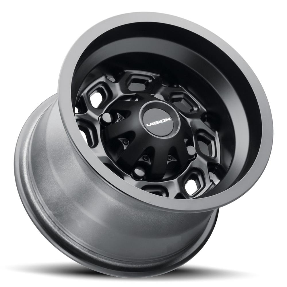 Vision Wheel 361-147156MB5.5 Vision UTV 361 Spyder Series Matte Black ...