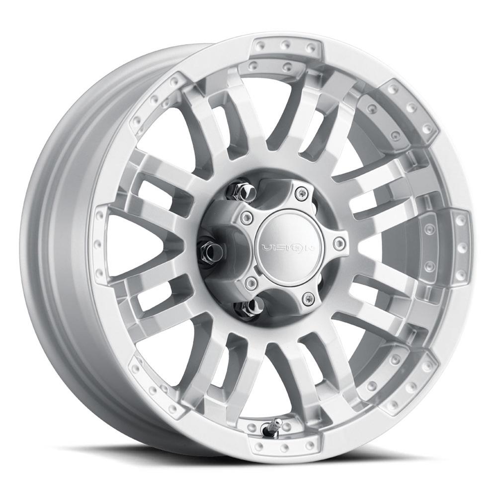 Vision Wheel 375VTH6683MPS0 Vision Off-Road 375 Warrior Series Silver ...