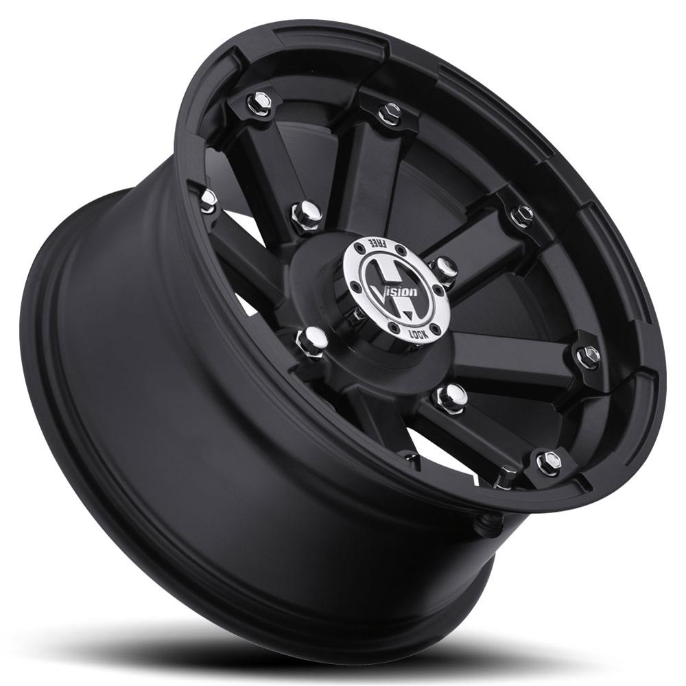 Vision Wheel 393-127100MB4 Vision Off-Road 393 Lockout Matte Black ...