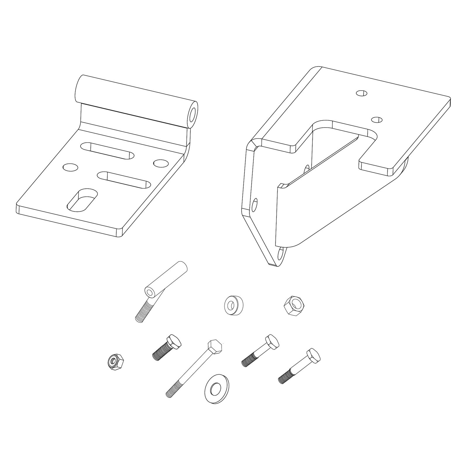 FORD Vintage Air 131105 Vintage Air Compressor Brackets | Summit Racing