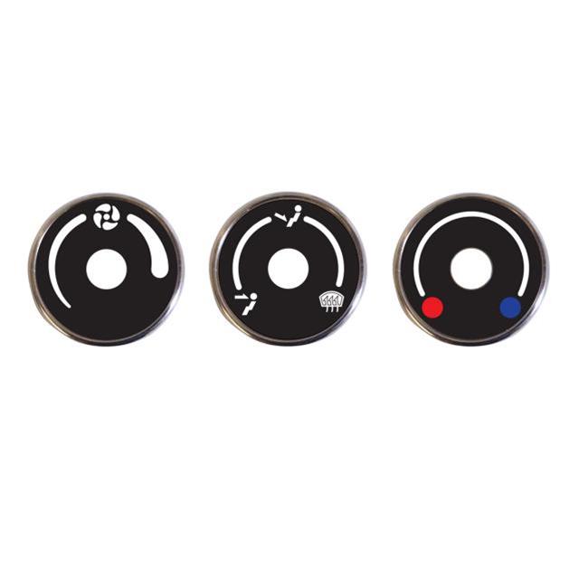 Vintage Air 205580 Vintage Air Climate Control Decals | Summit Racing