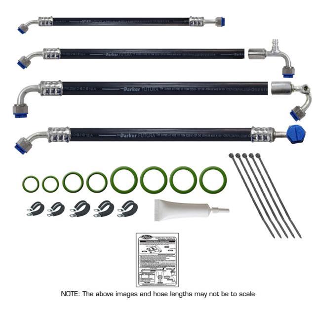 Vintage Air 511151 Vintage Air SureFit Modified Refrigeration Line Kits ...