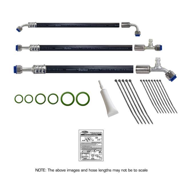 Vintage Air 525702 Vintage Air SureFit Modified Refrigeration Line Kits ...