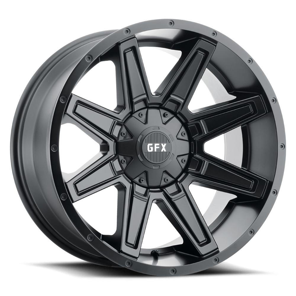 Voxx Wheel T23 290-6009-12 MB Voxx G-FX TR23 Matte Black Wheels ...