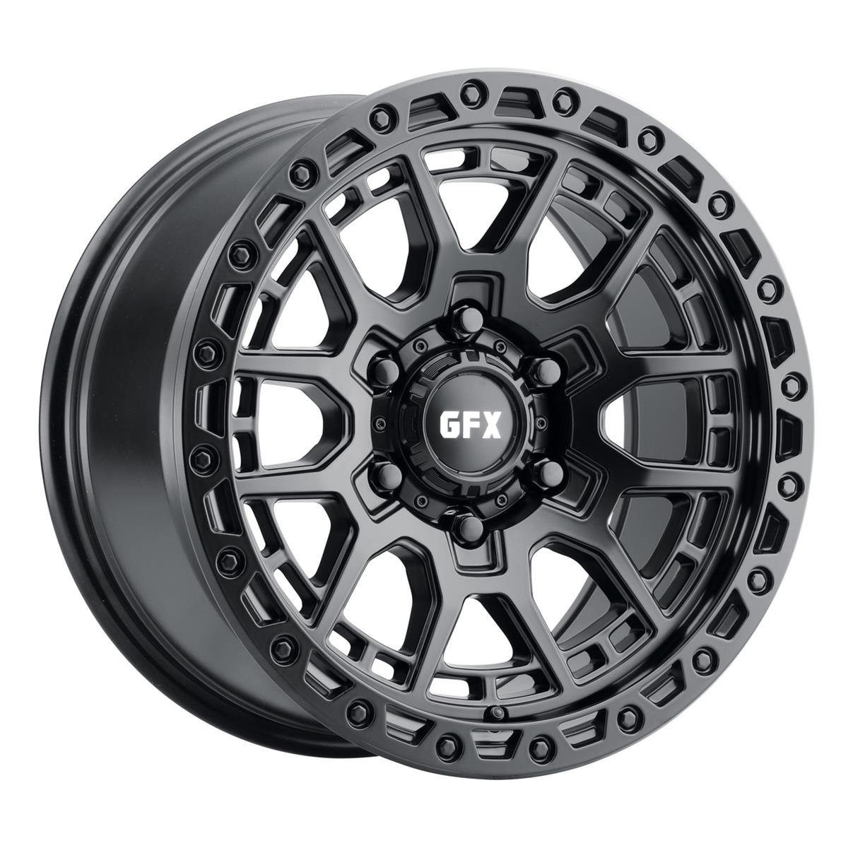 Voxx Wheel T25 790-6139-12 MB Voxx G-FX TR25 Matte Black Wheels ...