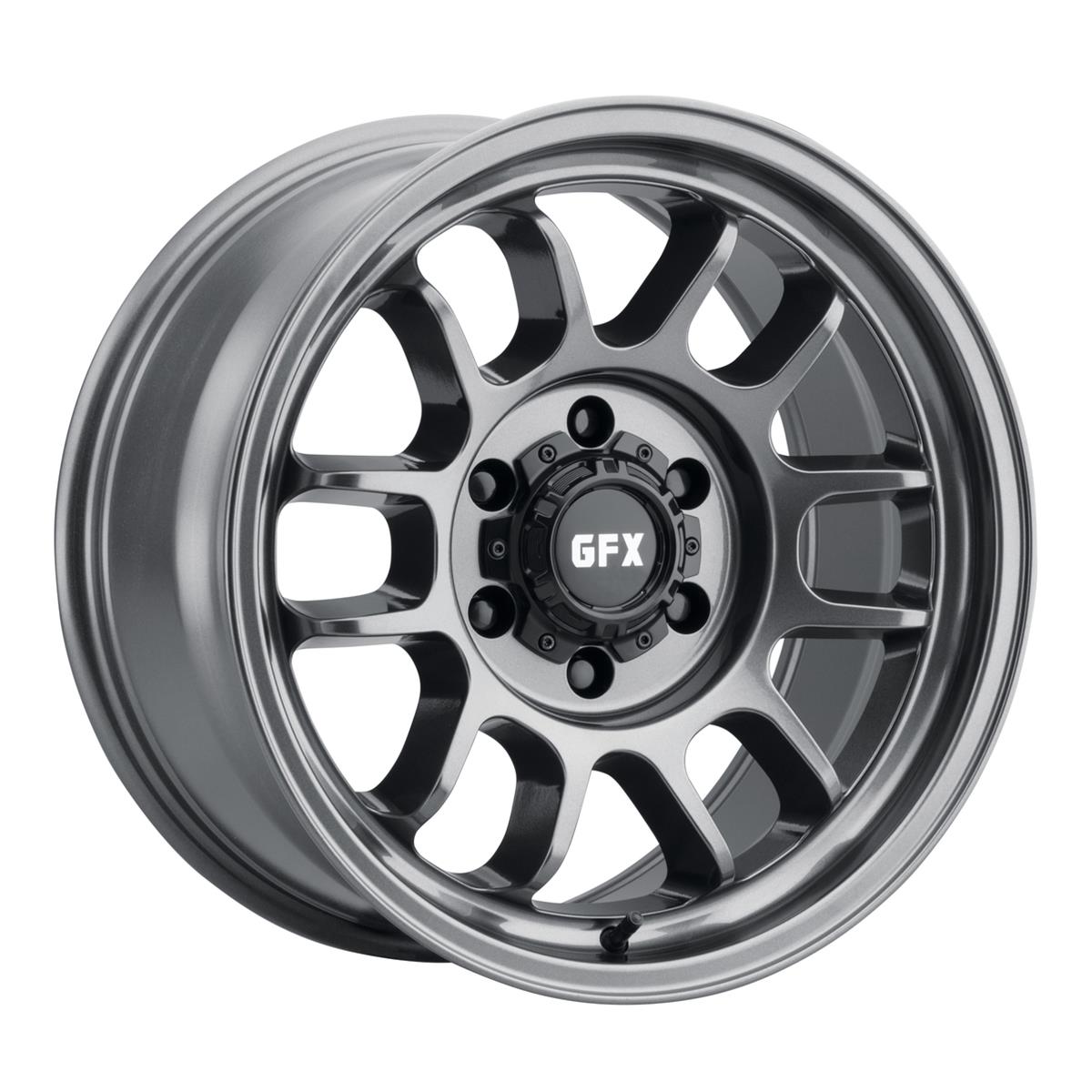 Voxx Wheel T28 890-5009-00 GM Voxx G-FX TR28 Gloss Gunmetal Wheels ...