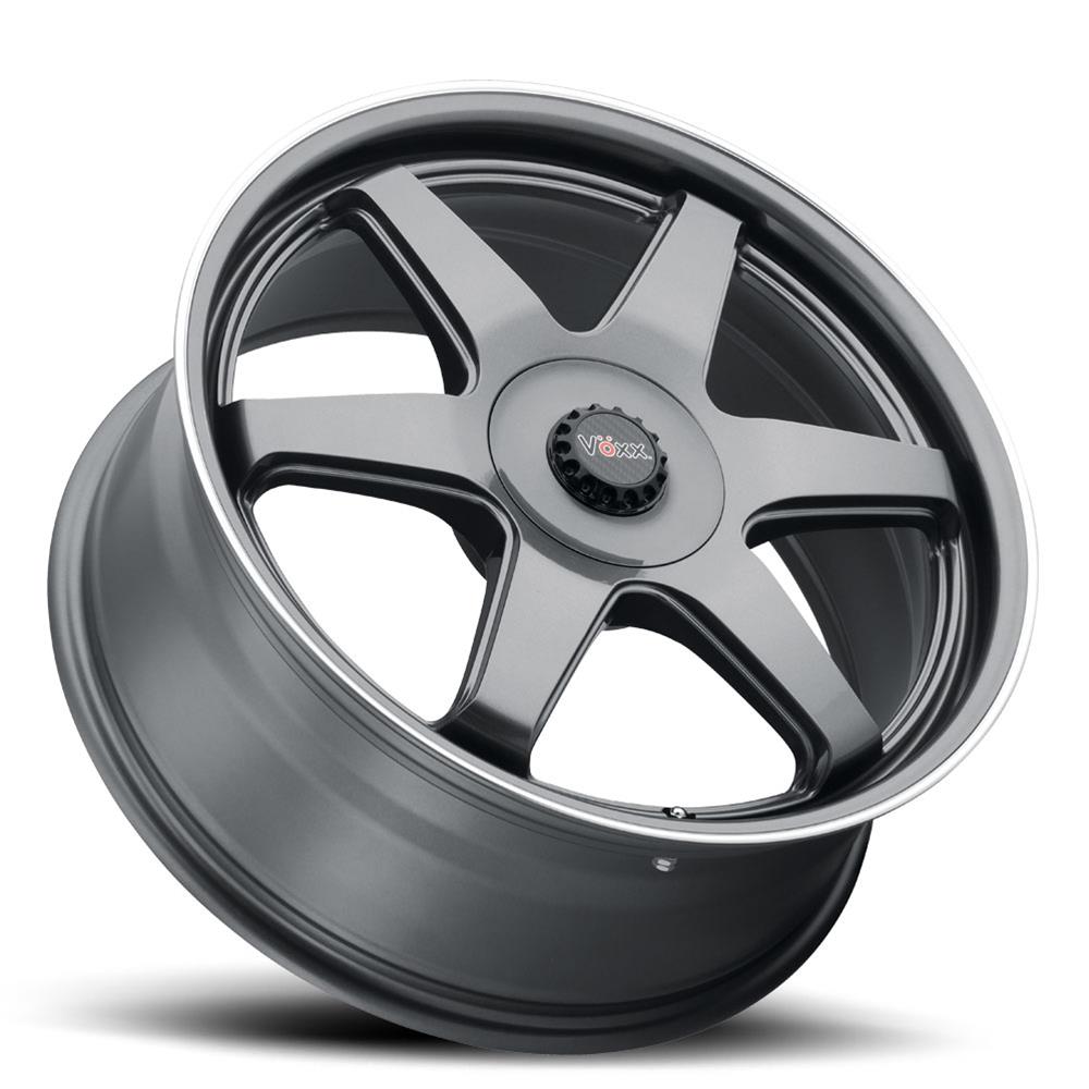 Voxx Wheel RVA 775-5008-40 GMF Voxx Riva Gunmetal Wheels with Machined ...