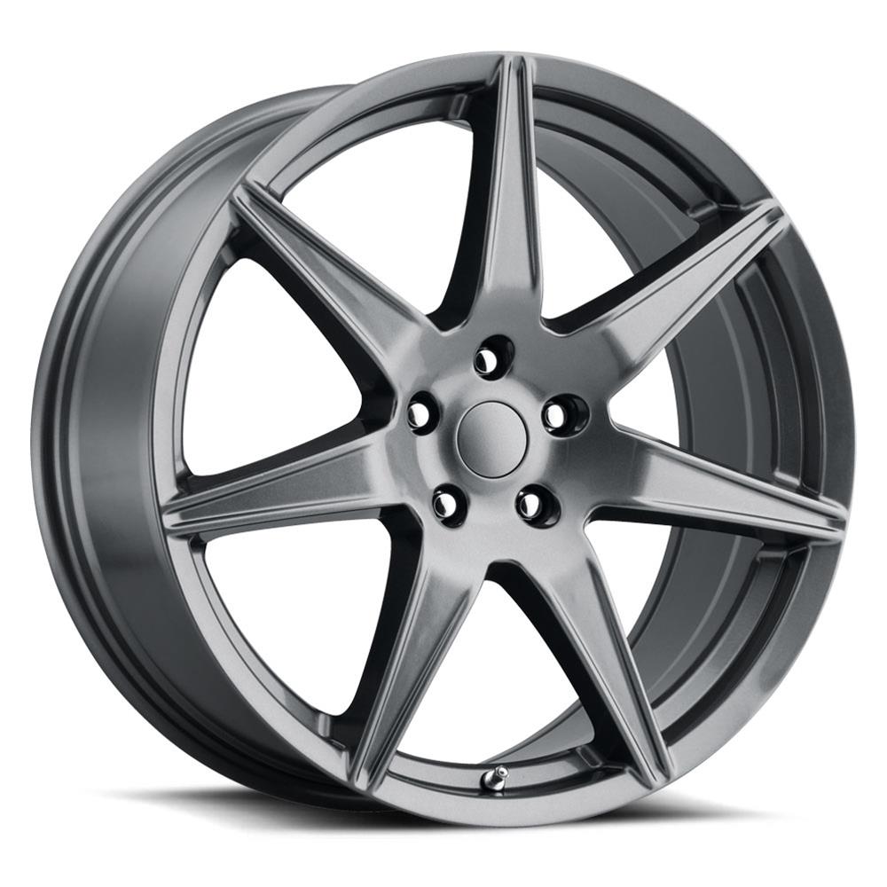 Voxx Wheel GT5 910-5114-40 GM Voxx Replica Mustang GT50 Gunmetal Wheels ...