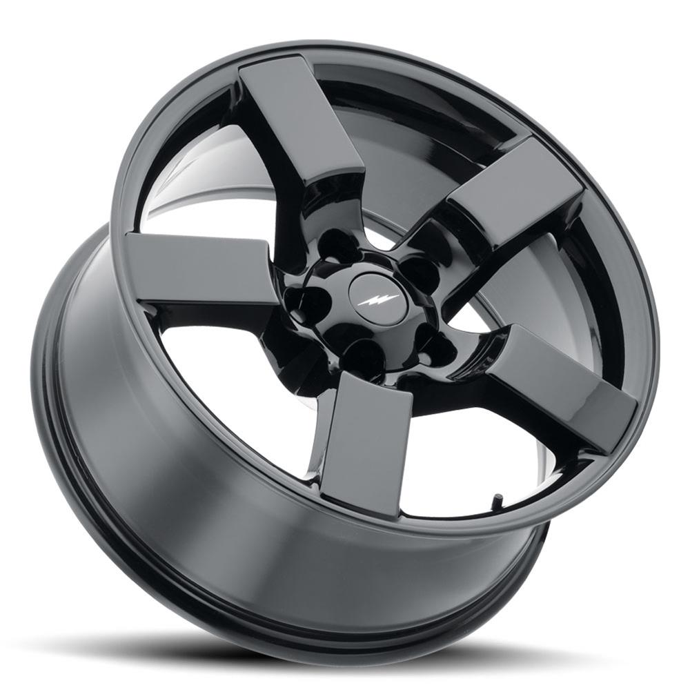 Voxx Wheel LIG 290-5135-8 GB Voxx Replica Lightning Gloss Black Wheels ...