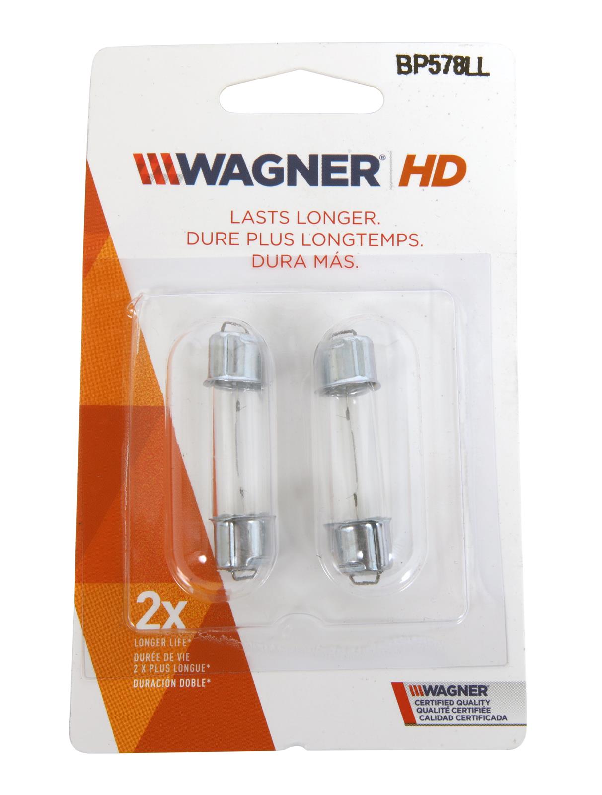 Wagner Lighting BP578LL Wagner Long Life Miniature Bulbs | Summit Racing