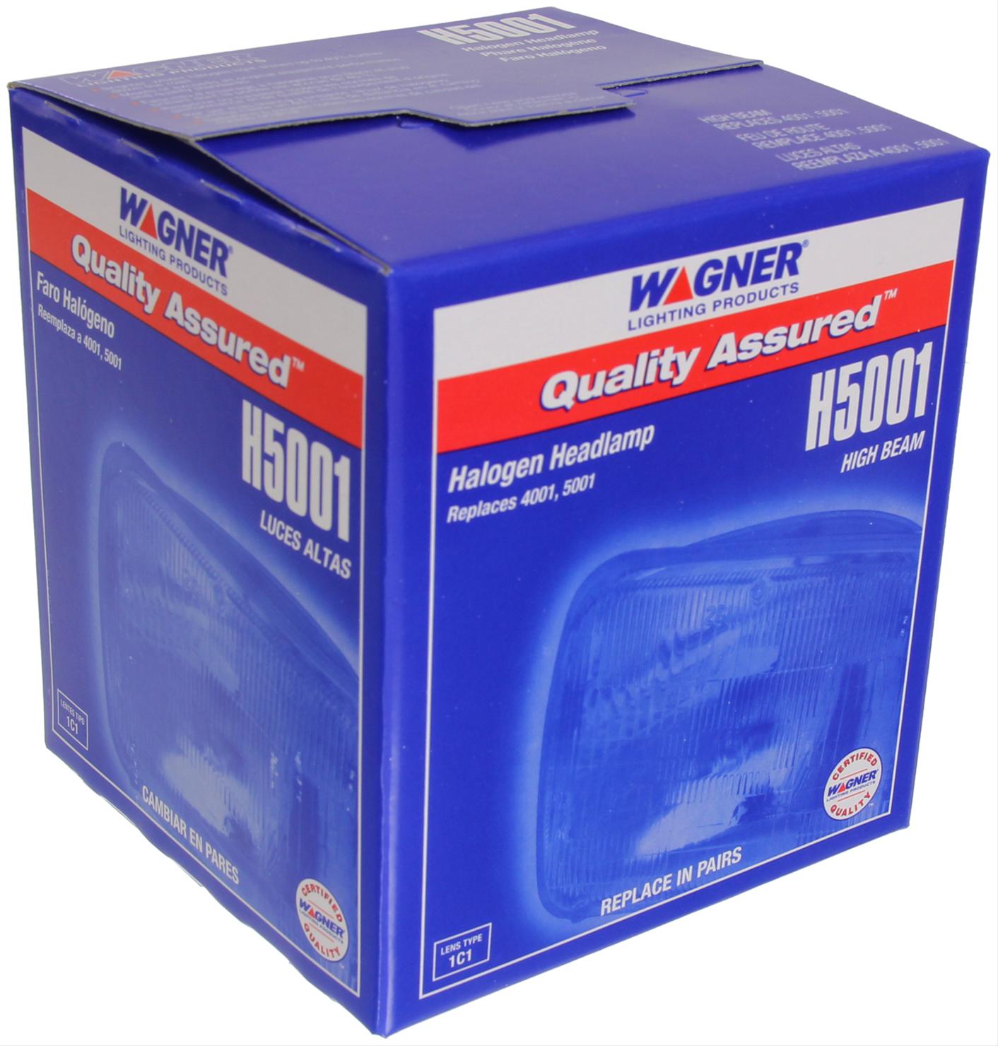 Wagner Lighting H5001 Wagner Halogen Sealed Beams | Summit Racing