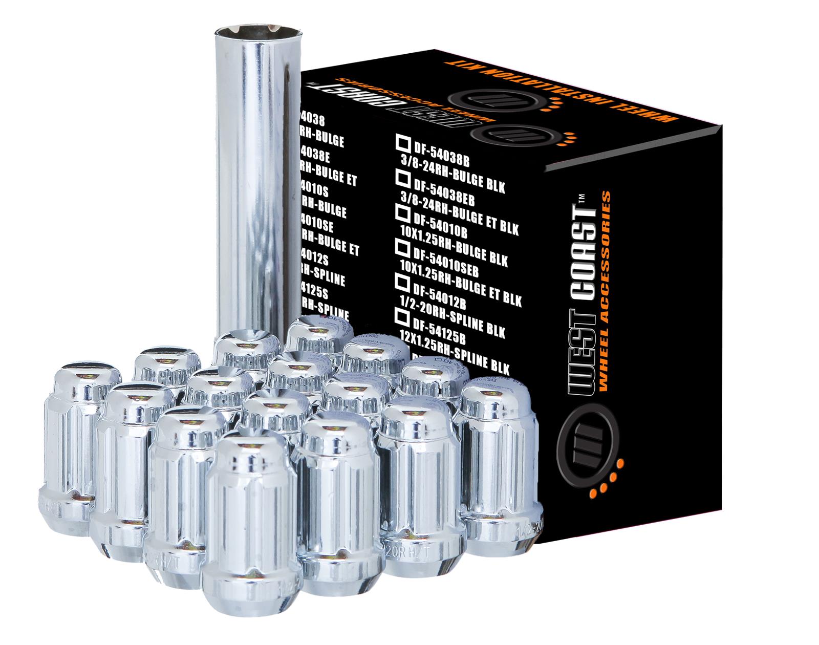 West Coast Accessories DF-54125S West Coast Accessories ATV Lug Nut ...