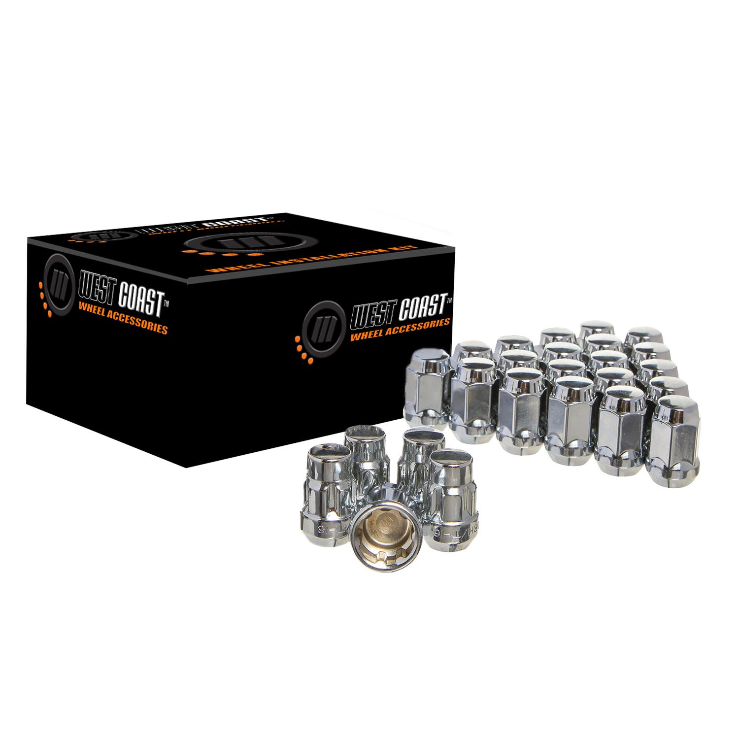 West Coast Accessories W55012B West Coast Accessories Lug Nut ...