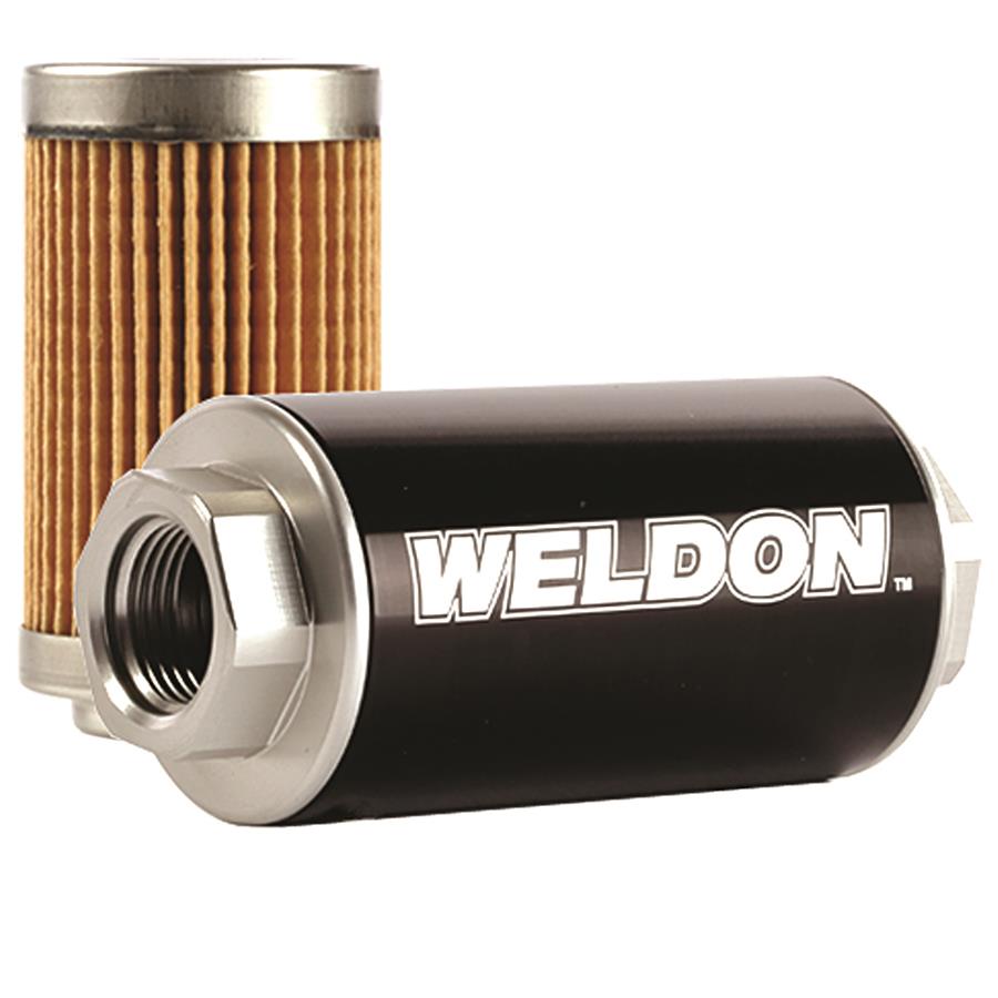 Weldon Pump LLC WEQ0810CLN Weldon Billet Fuel Filters | Summit Racing