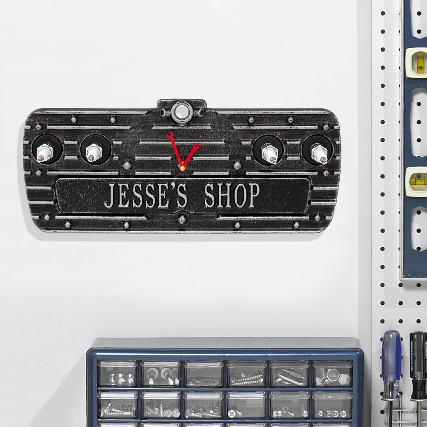 Summit Gifts 3494BS Personalized Flathead Engine Clock | Summit Racing