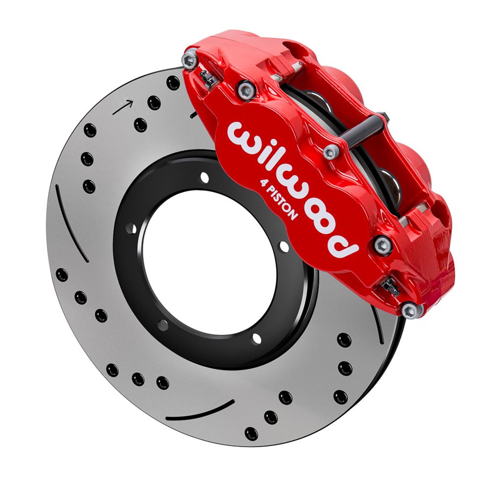 Wilwood Disc Brakes 140-16681-DR Wilwood Forged Narrow Superlite 4R Big ...