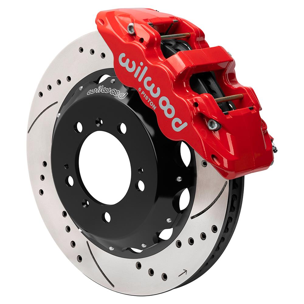 Wilwood Disc Brakes 140-17100-DR Wilwood AERO6 Big Brake Front Brake ...