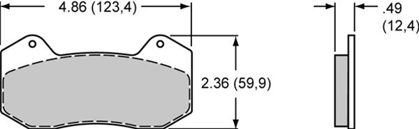 Wilwood Disc Brakes 150-20-6712K Wilwood Smart Pad BP-20 Brake Pads ...
