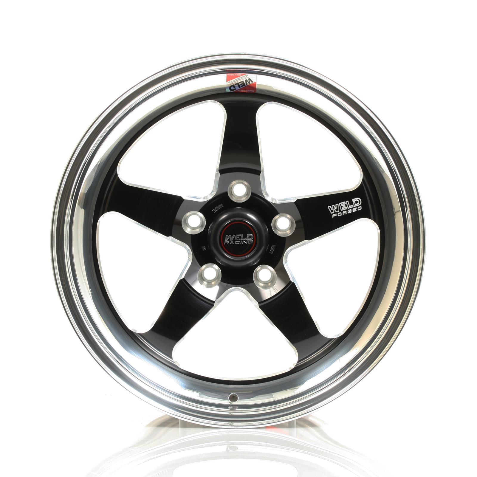 Weld Racing 71HB7110B77A Weld Racing RT-S S71 Forged Aluminum Black ...