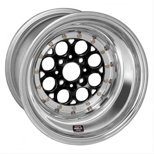 Weld Racing 768B-30815 Weld Racing Magnum Import Drag Black Anodized ...
