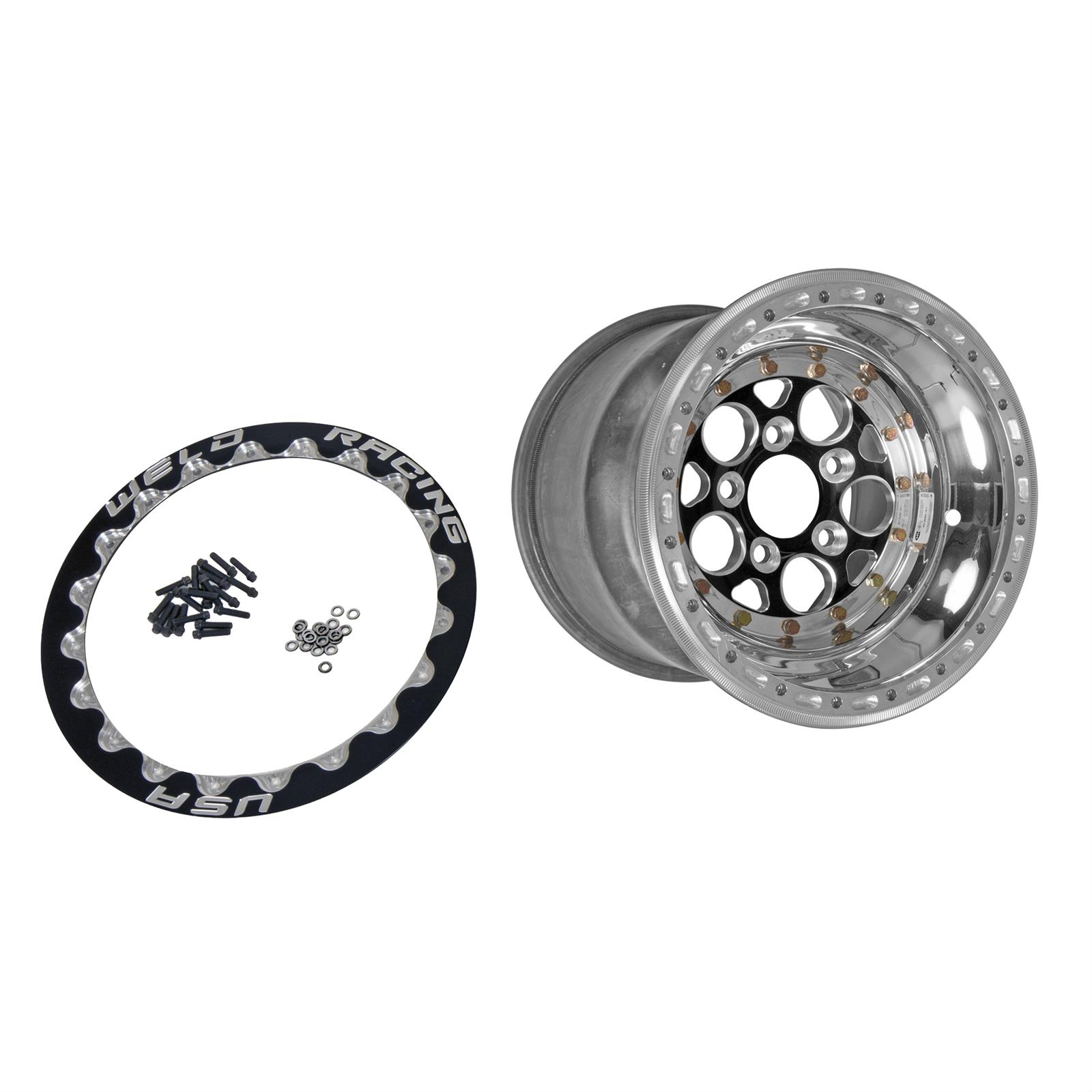 Weld Racing 86B514286F Weld Racing Magnum Drag 2.0 Black Beadlock ...