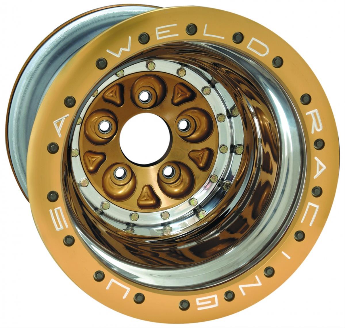 Weld Racing 786X615560DB-BLACK Weld Racing Magnum PRO Gold Anodized ...