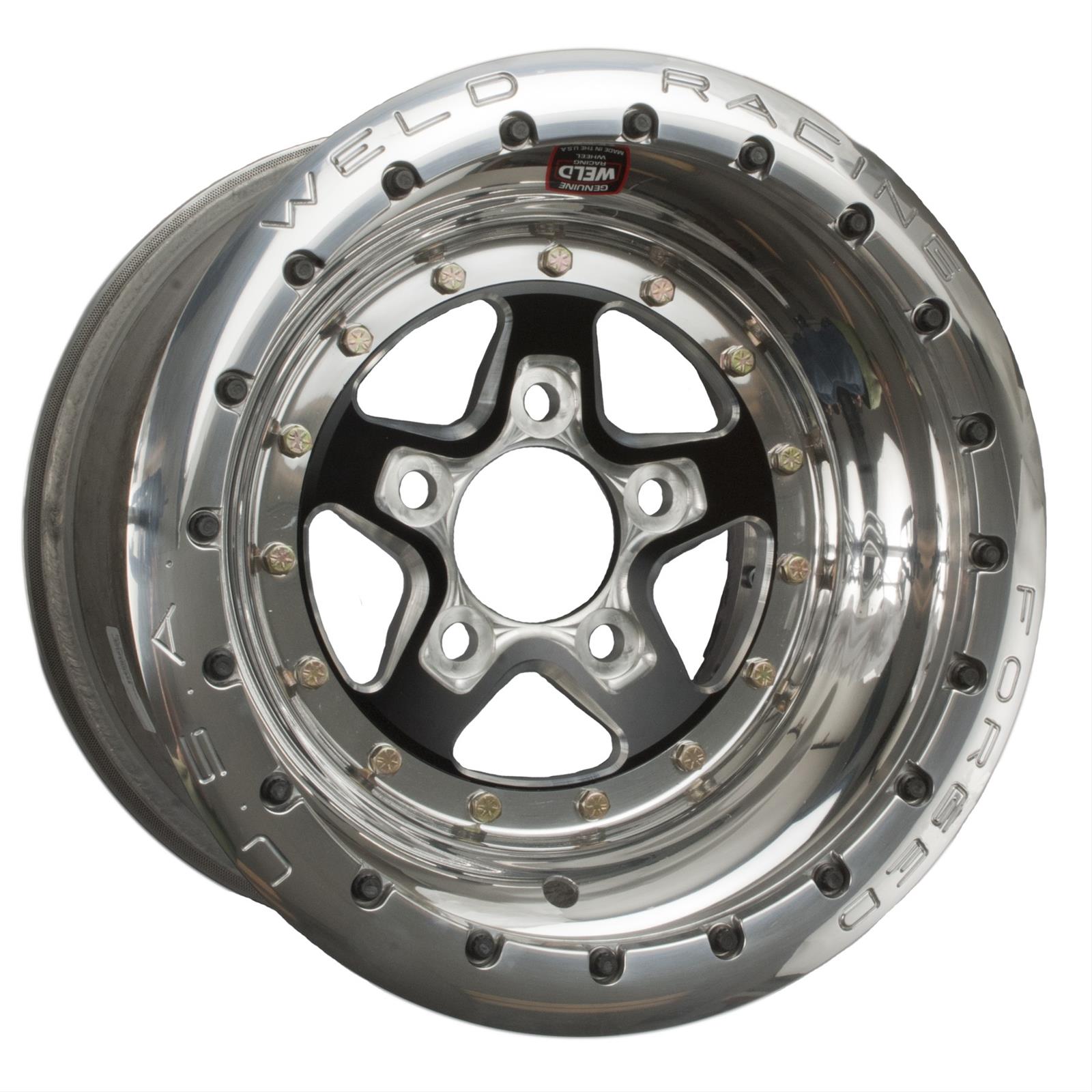 Weld Racing 88B-616B558UP Weld Racing AlumaStar 2.0 Black Anodized ...