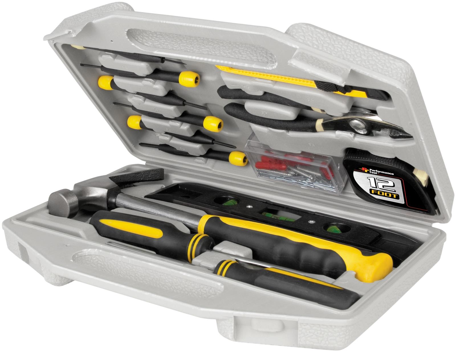 Performance Tool W1543 Performance Tool 75-Piece Homeowner's Tool Sets ...