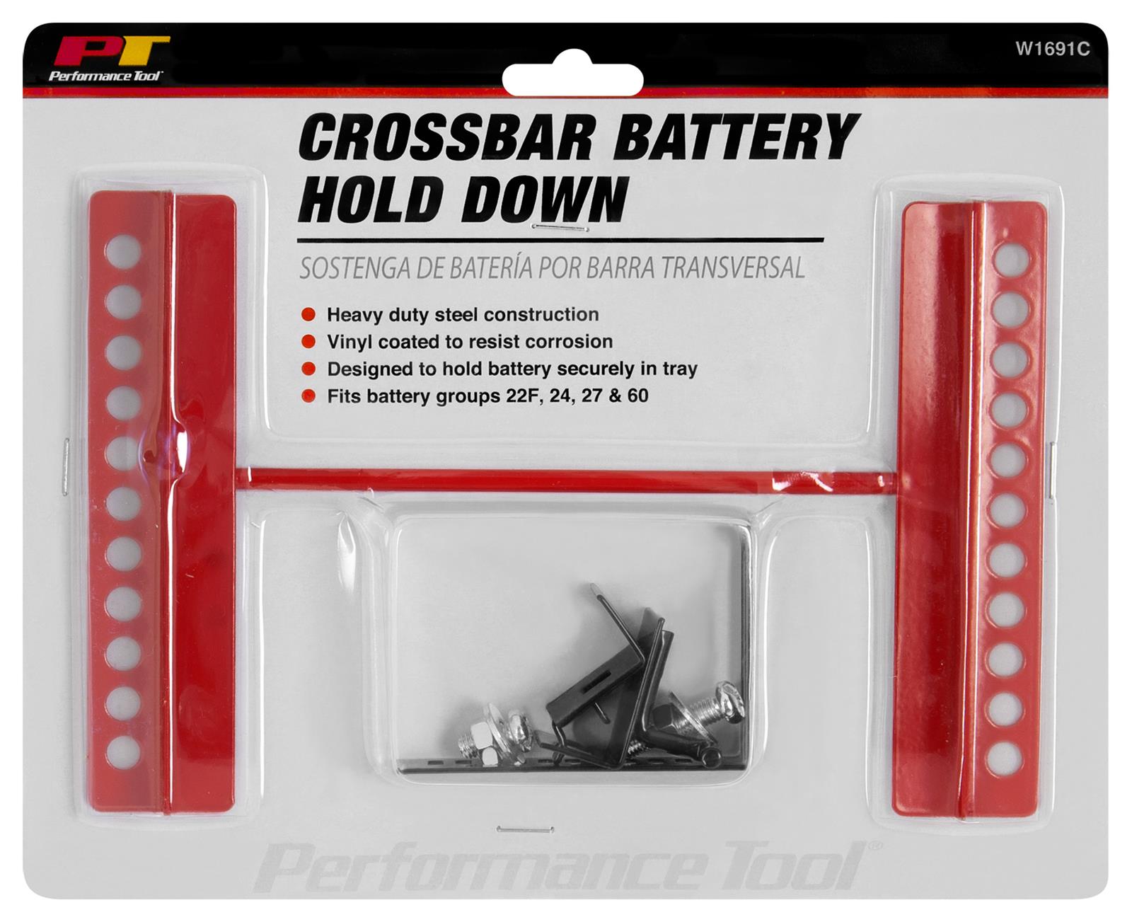 Performance Tool W1691C Performance Tool Battery Hold-Downs | Summit Racing